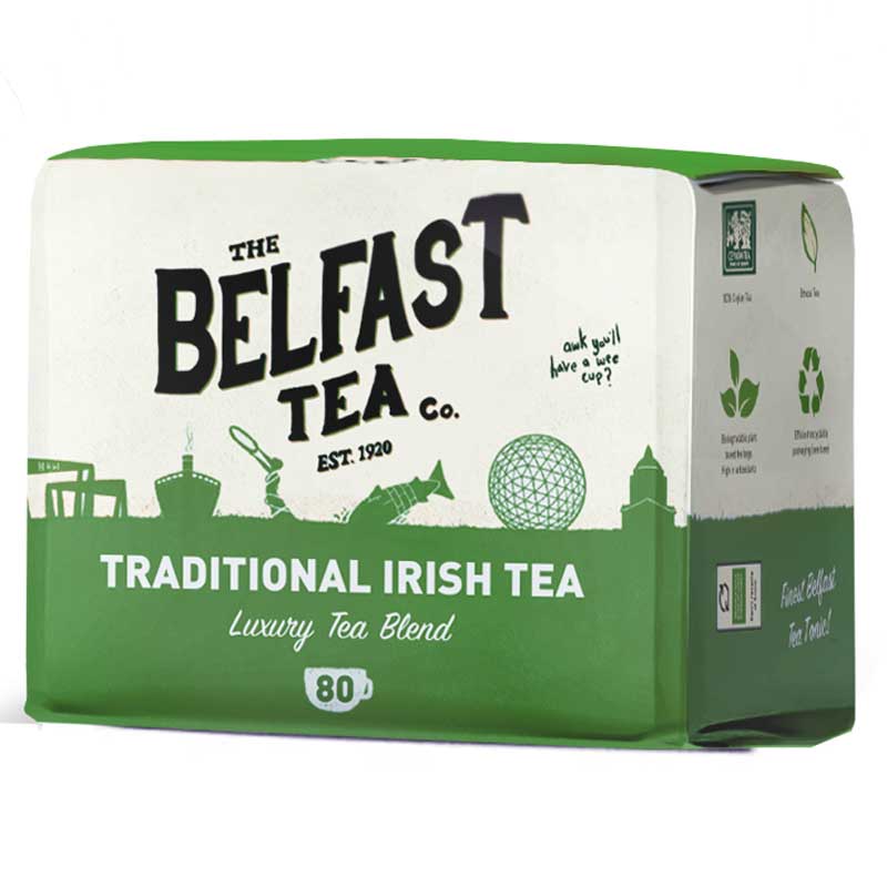 Irish Breakfast Tea 80 Bags - Belfast Tea - Belfast Tea